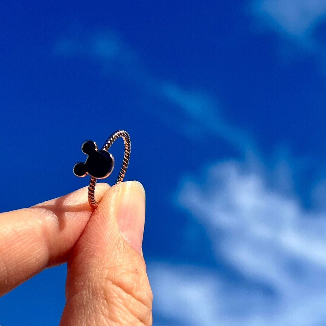 Mickey Shaped Ring Mickey Ring - Etsy
