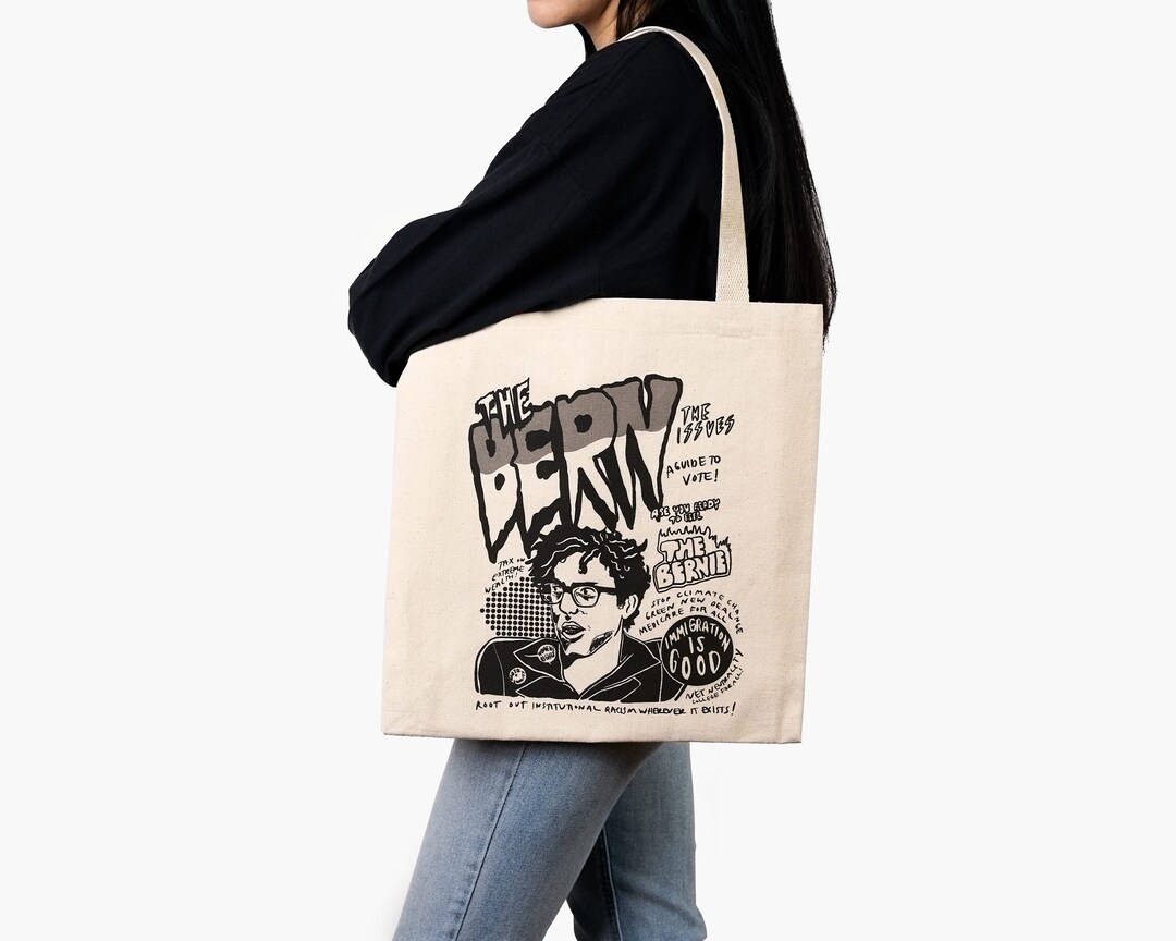 Bernie Sanders Issues Tote Bag: Natural Canvas, Printed in LA - Etsy