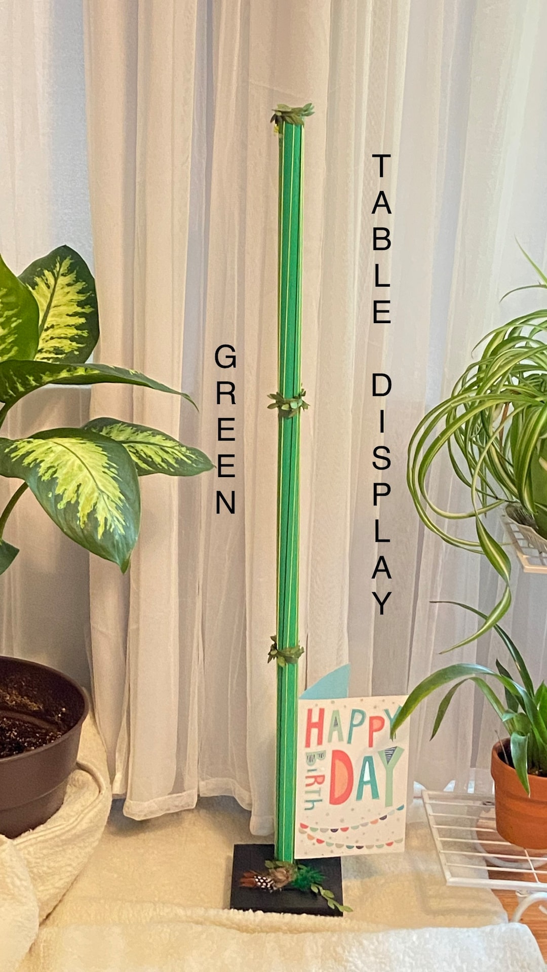 Greeting Card Display Table Desk Top Mini or Long. - Etsy