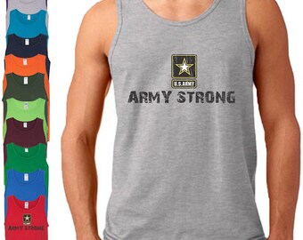 ARMY STRONG Star Logo Woman TANK Top America United State of - Etsy