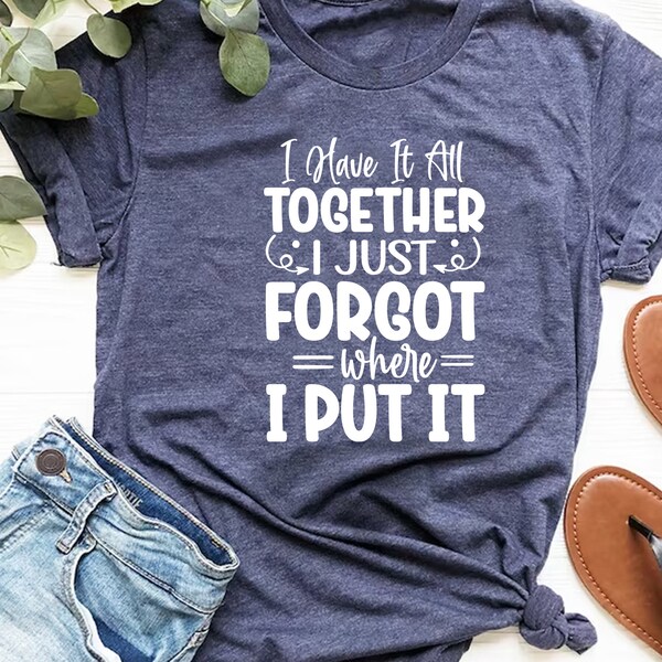 Forgetful Shirt - Etsy