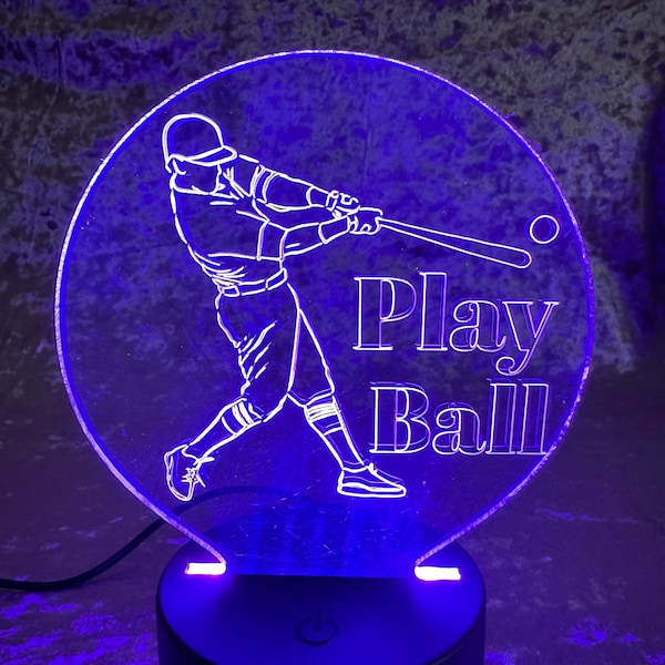 Acrylic Led Light Sports Teams - Etsy