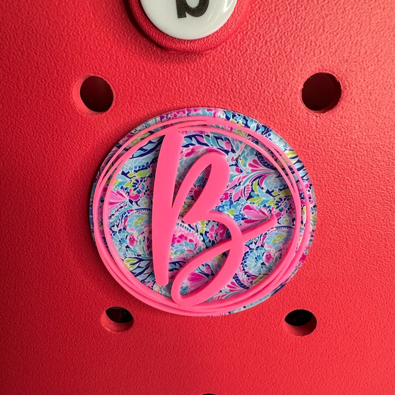 Initial Bag Charm - Etsy