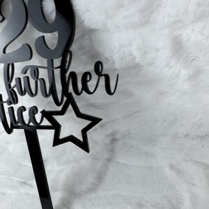 29 Til Further Notice Cake Topper SVG - Funny Milestone Birthday Cake ...