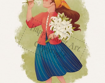 Saint Maria Goretti Print Sacred Image Icons - Etsy