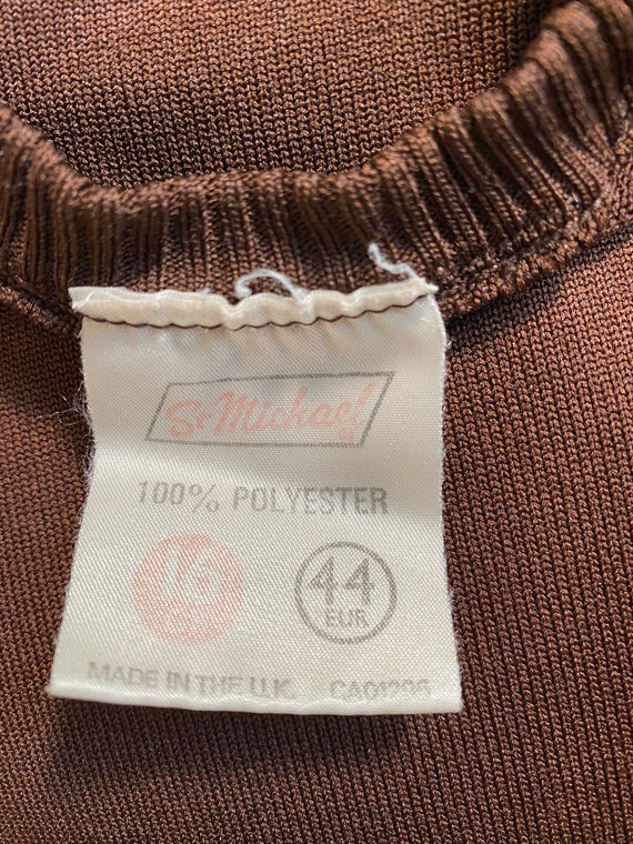 Vintage 1970's Polyester Sweater Shirt, Shirt Sweater… - Gem