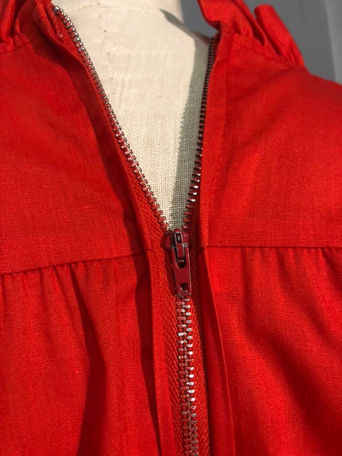 Vintage Blouse, Red Shirt, Vintage Shirt, Vintage Clothing, 1970s ...