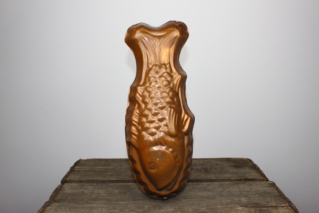 1970s Vintage Copper Fish Mold With Hook - Etsy