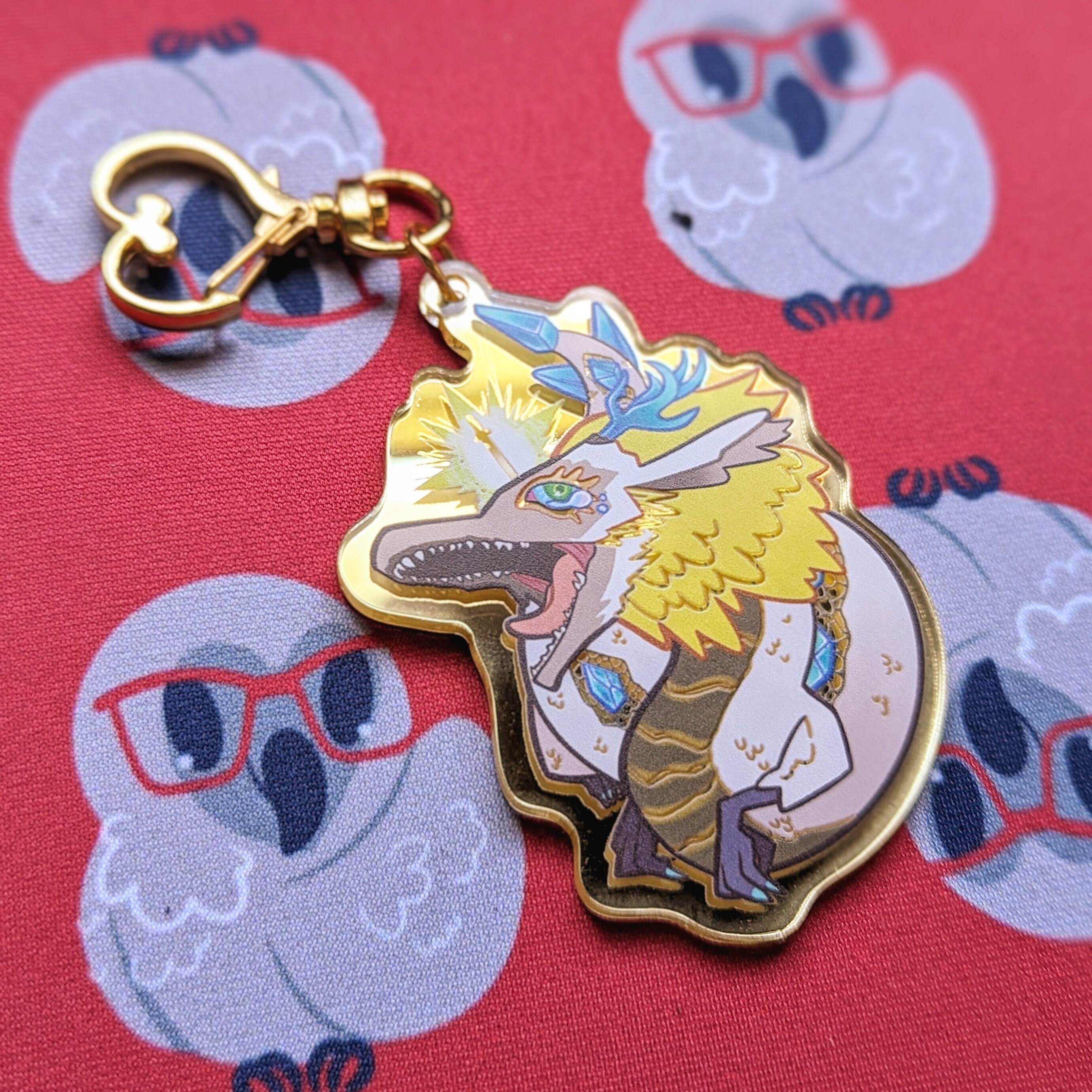 Light Dragon & Master Sword, Princess Zelda 2.7 Golden Mirror Acrylic ...