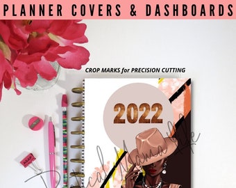 African American Planner Covers & Dashboards A5 Happy - Etsy