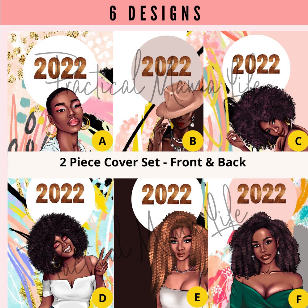 African American Planner Covers & Dashboards | A5, Happy Planer Sizes ...