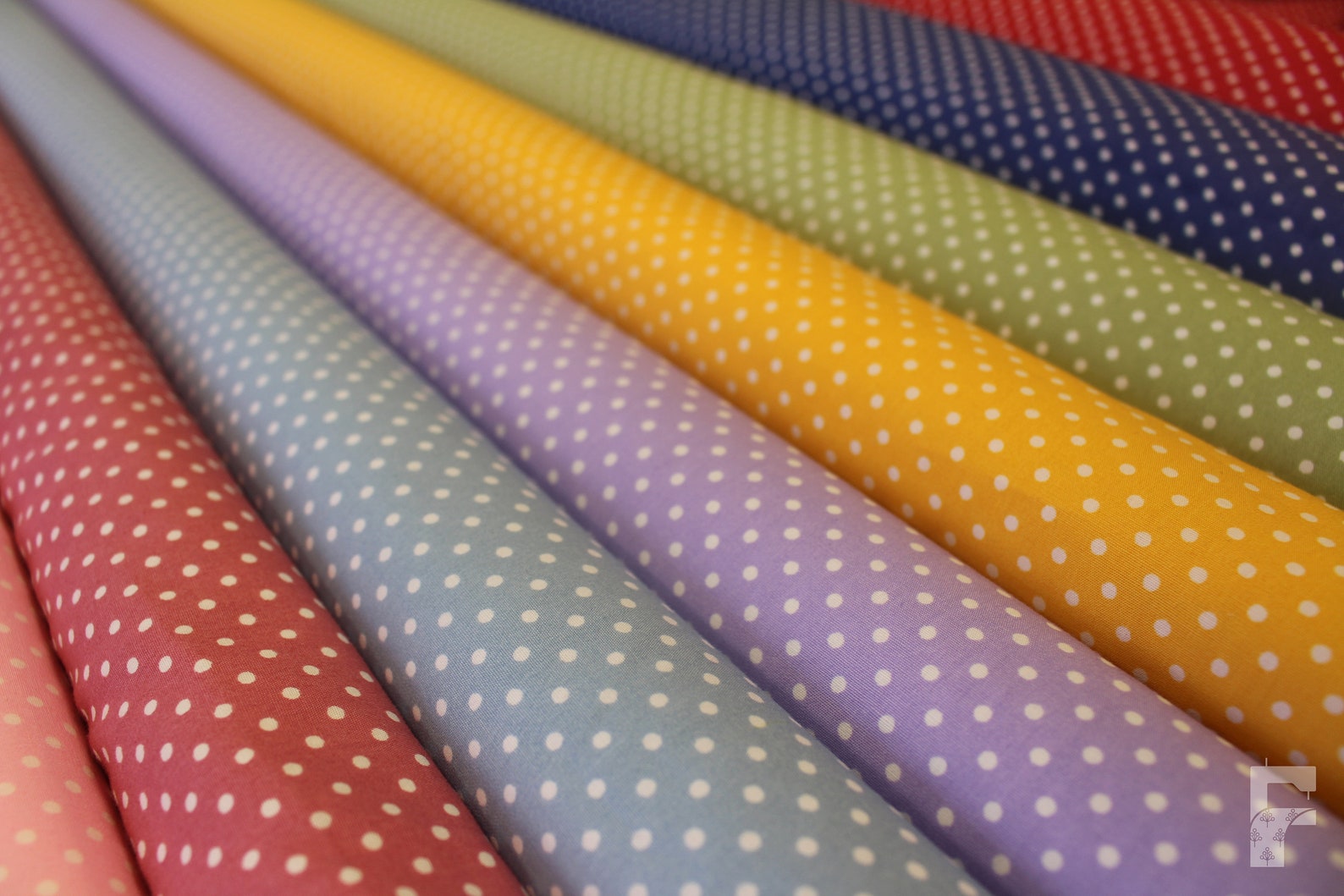 3mm White Polka Dots pin Spots on Cotton Fabric 100% Craft - Etsy UK