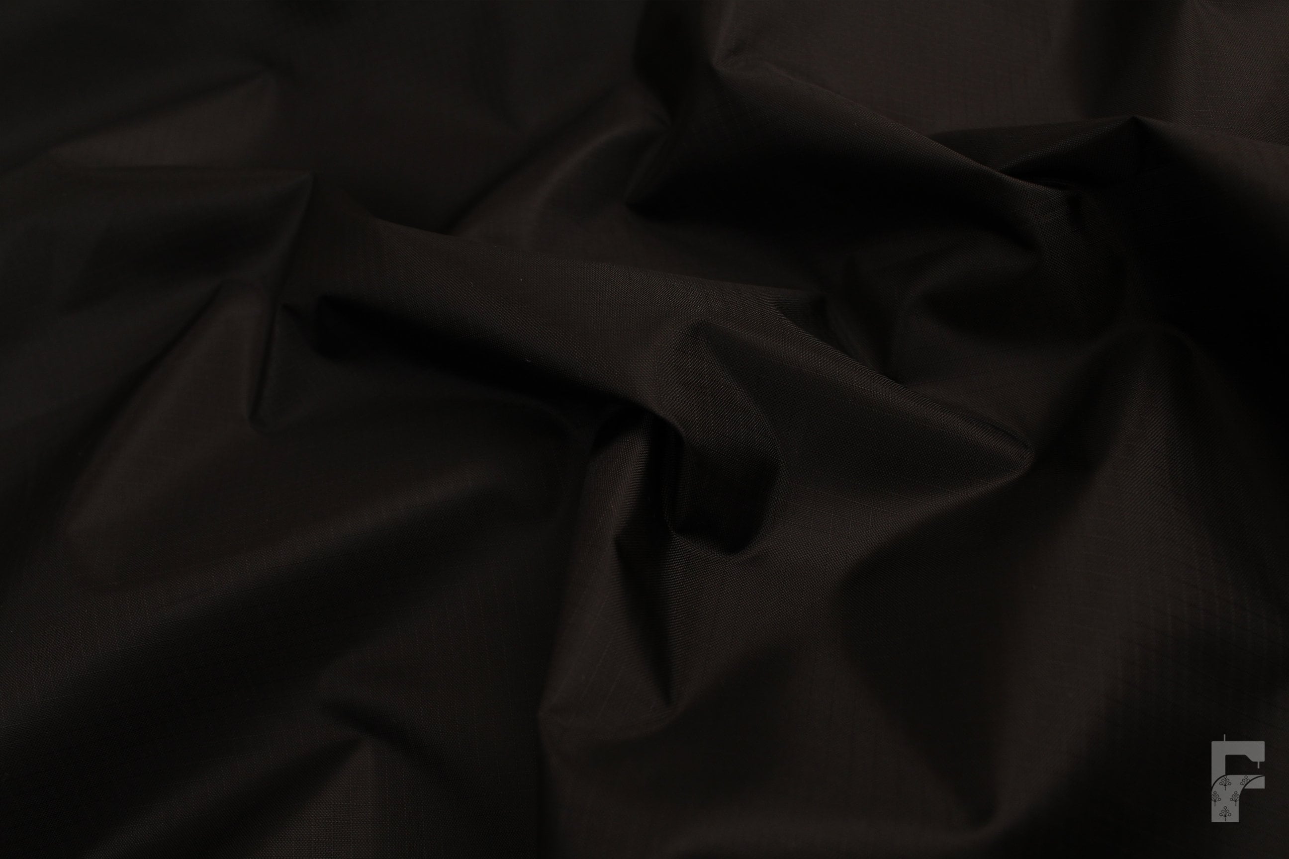Black Polyester Rip Stop Fabric - Tear Resistant & Waterproof - 150 Cms ...