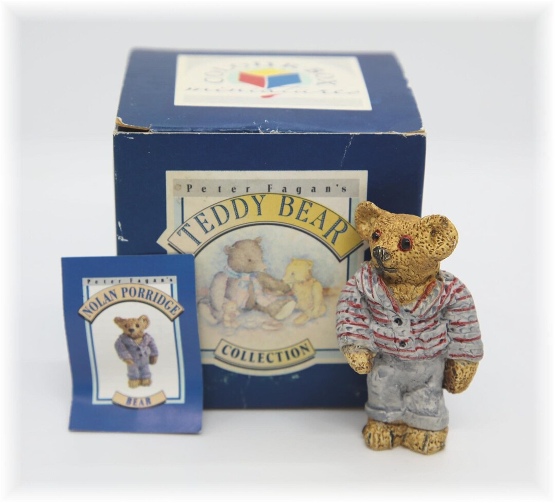 Vintage Regal Teddy Bear 'bertram' Peter Fagan Colour Box Miniatures ...