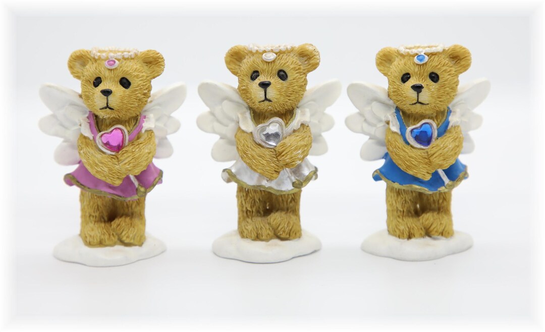 Teddy Bear Heart Birthstone Angel Bears-choose Your Bear Cake - Etsy