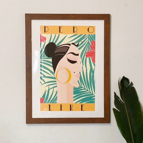 Pero Like original Print Art Deco Tropical Print - Etsy