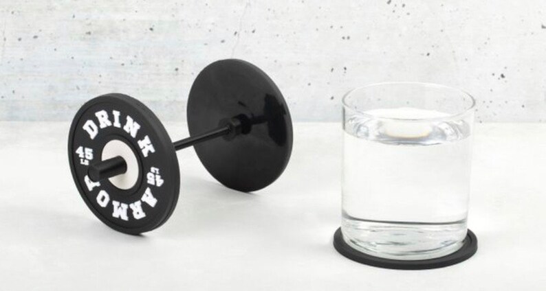 Barbell Coaster Holder – 3D Printed Gym Decor (set of 4) - Etsy