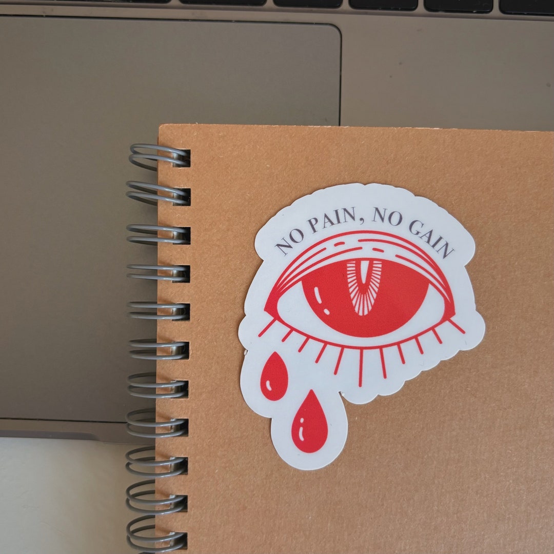 No Pain No Gain Vinyl Sticker, Fitness Motivation, Gym, Workout - Etsy