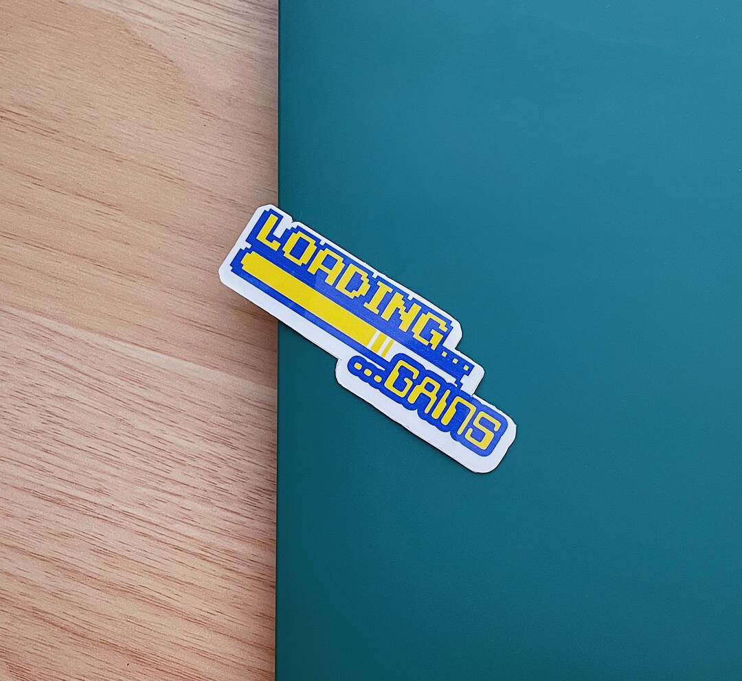 Loading Gains Vinyl Sticker, Gym Motivation, Planner Stickers - Etsy