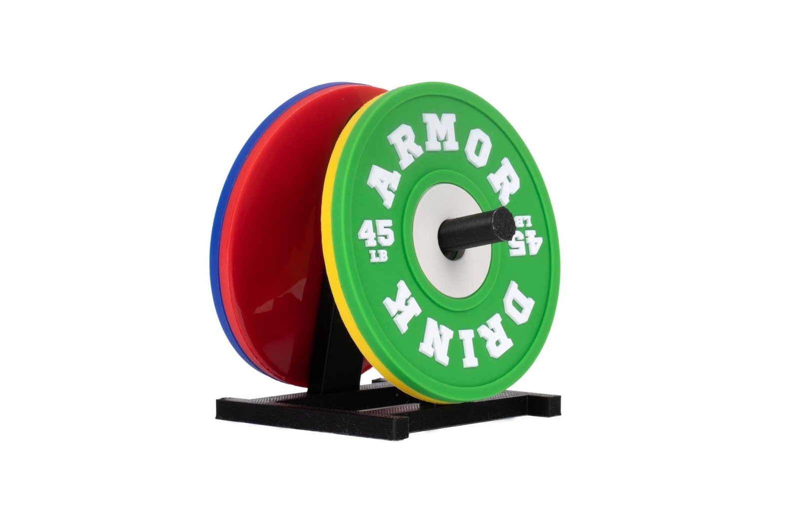 Gym Weight Plate Coasters With Tree Rack – Fitness Gift - Etsy