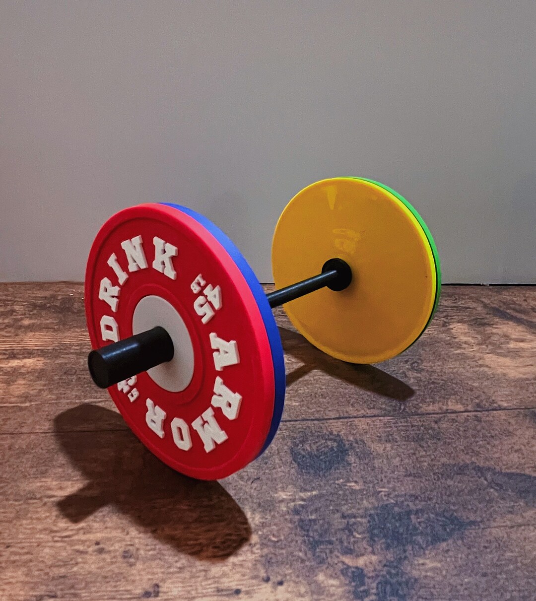 Barbell Coaster Holder - Gym Decor, Fitness Gift - Etsy