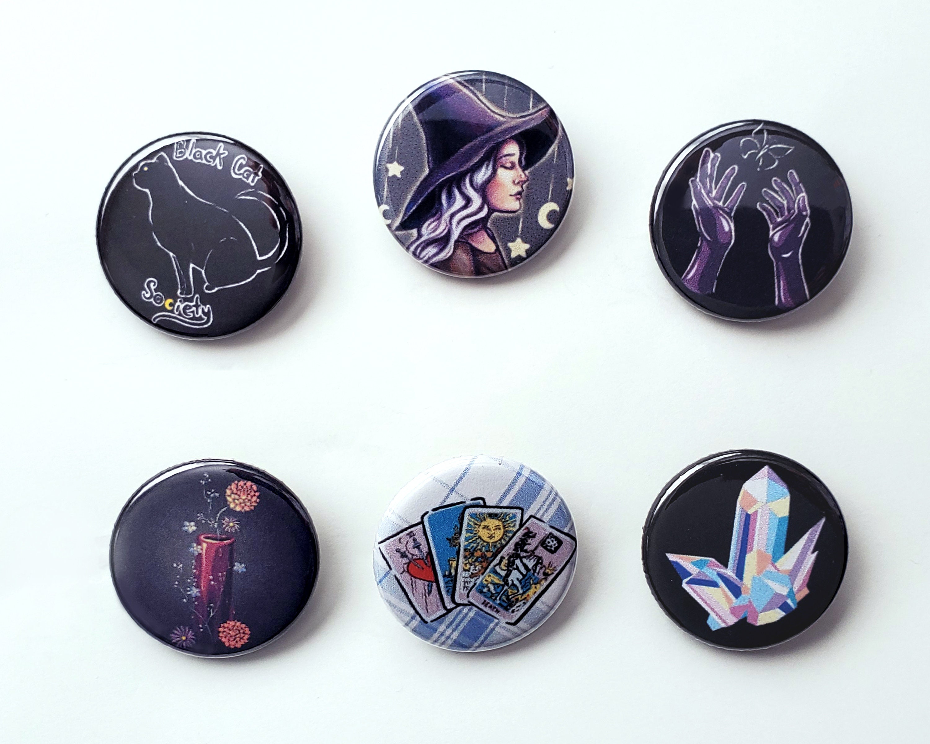 Classic Witch Buttons 1.25 - Etsy