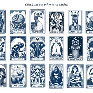 Animal Tarot Cards - Elephant -the High Priestess Sticker - Etsy