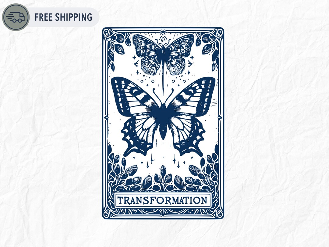 Animal Tarot Cards - Butterfly -the Transformation Sticker - Etsy