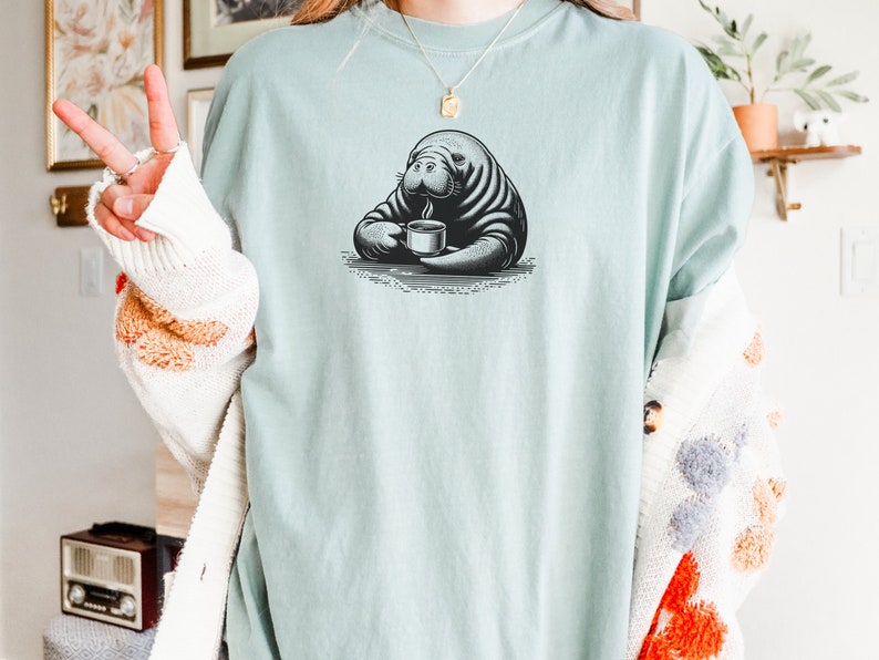 Marine Life Gifte, Oceancore Shirt, Vintage 90's Whale Shirt, Comfort ...