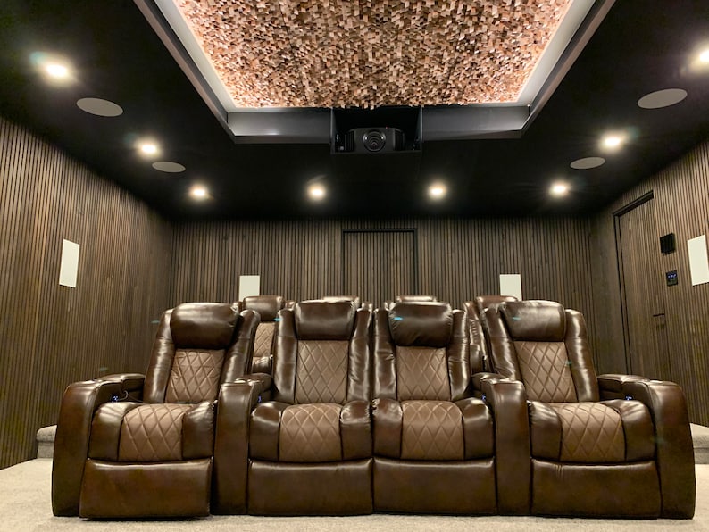 Wood Wall Art | Sound Diffuser | Contemporary Wall Sculpture | Wooden ...