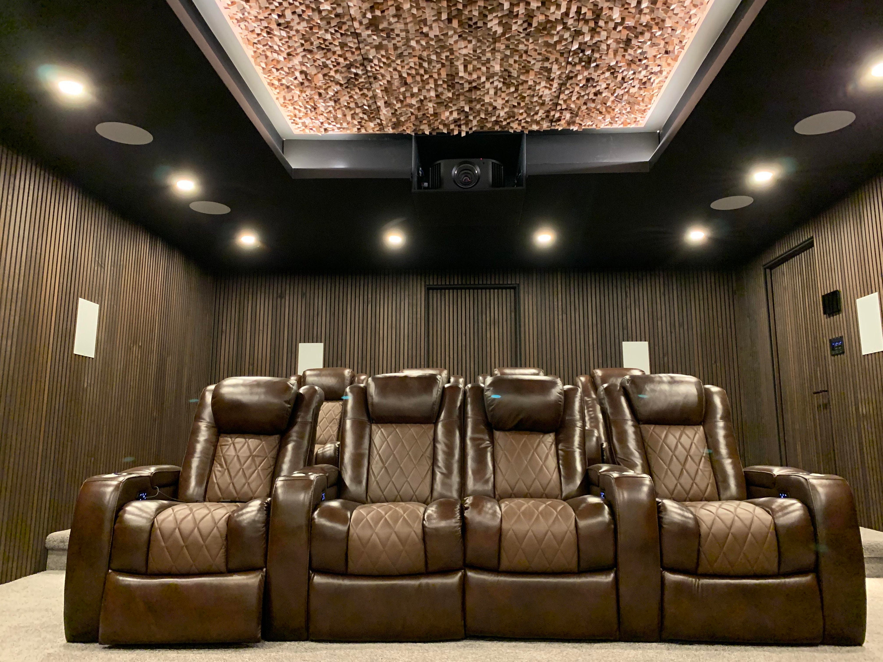 Wood Wall Art | Sound Diffuser | Contemporary Wall Sculpture | Wooden ...