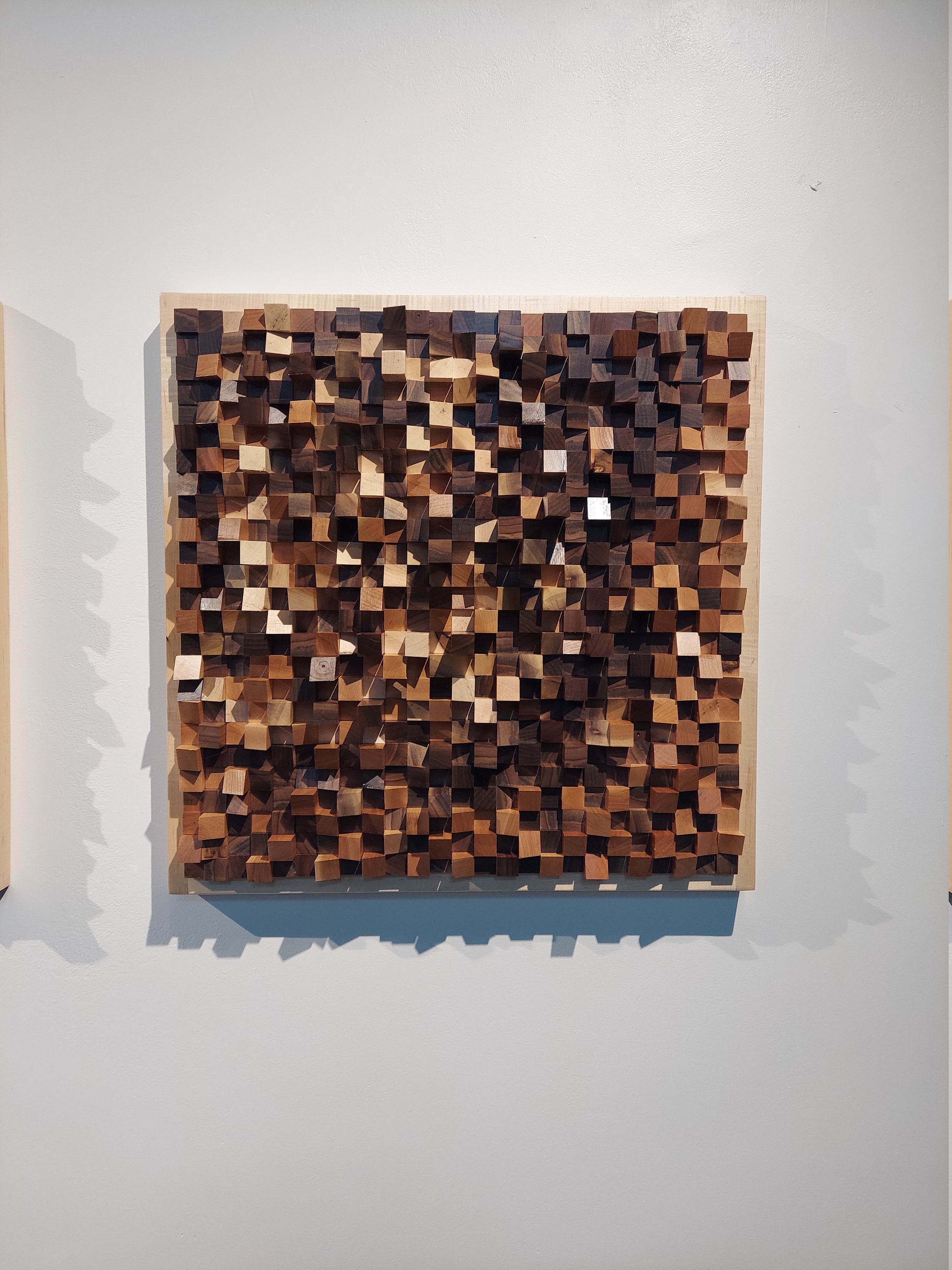 Wood Wall Art | Sound Diffuser | Contemporary Wall Sculpture | Wooden ...