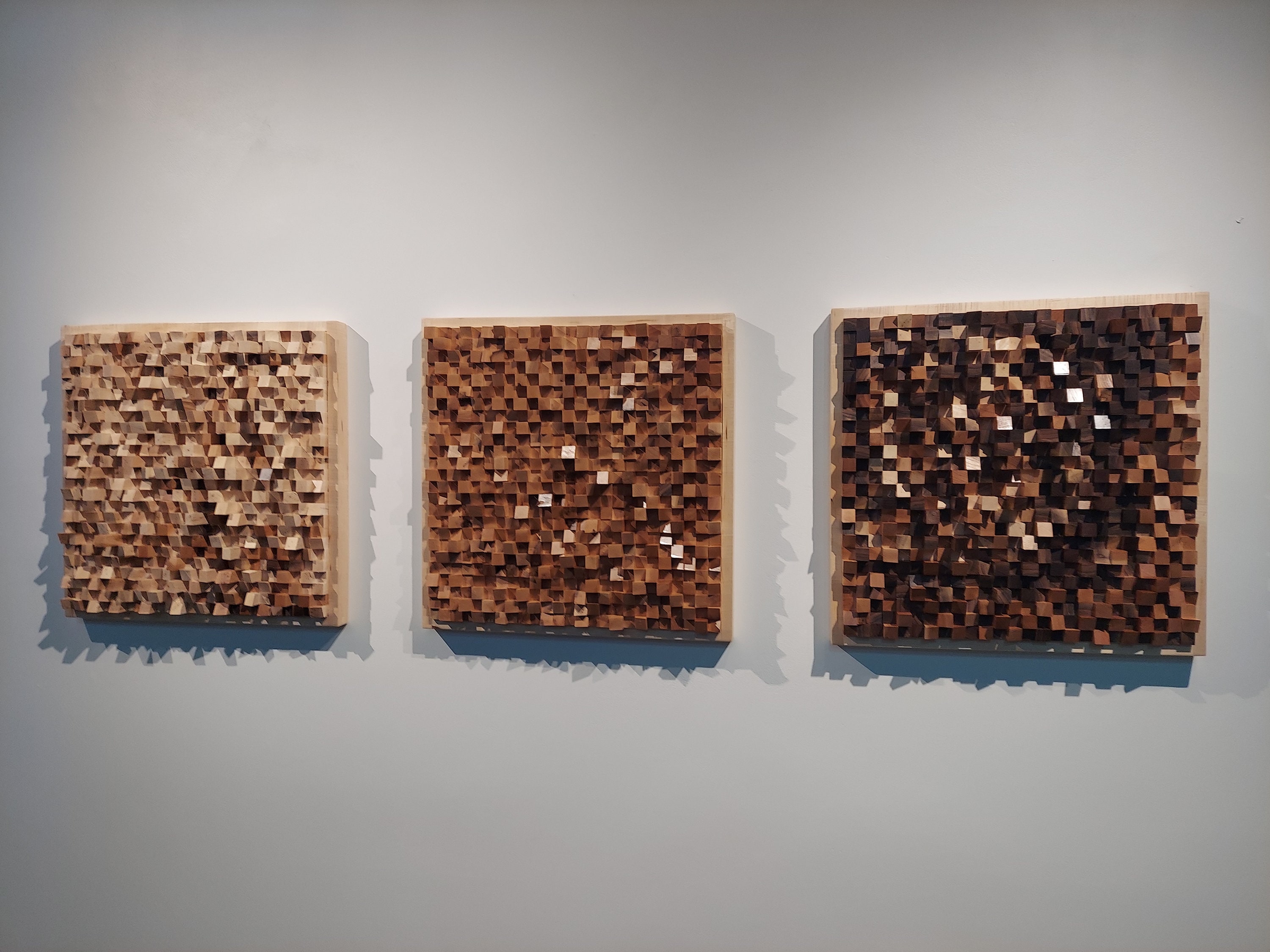 Wood Wall Art | Sound Diffuser | Contemporary Wall Sculpture | Wooden ...