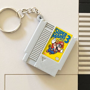Retro Game Cartridge Keychain - Gift for Gamer, Throwback Gaming ...