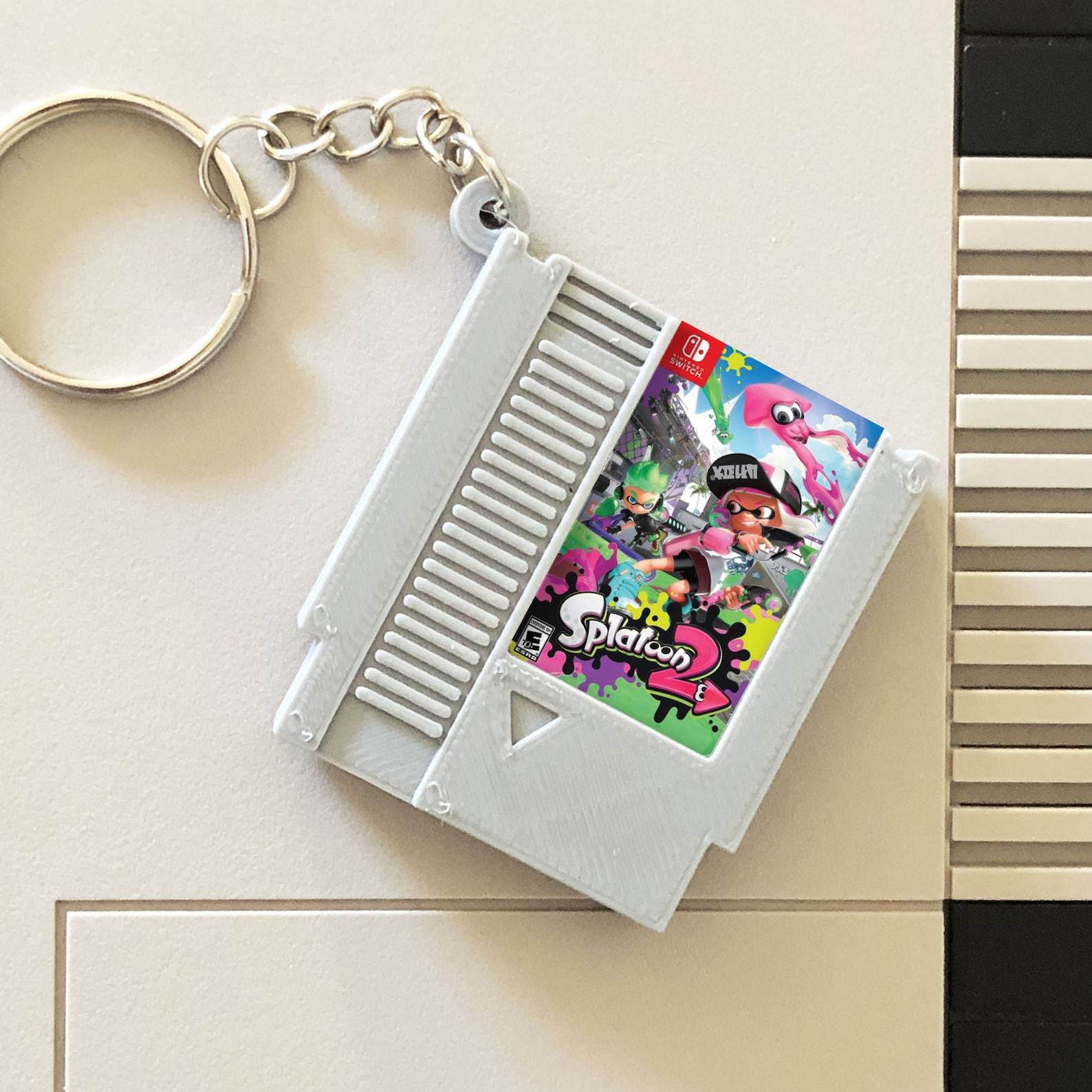 Retro Game Cartridge Keychain Gift for Gamer Throwback | Etsy