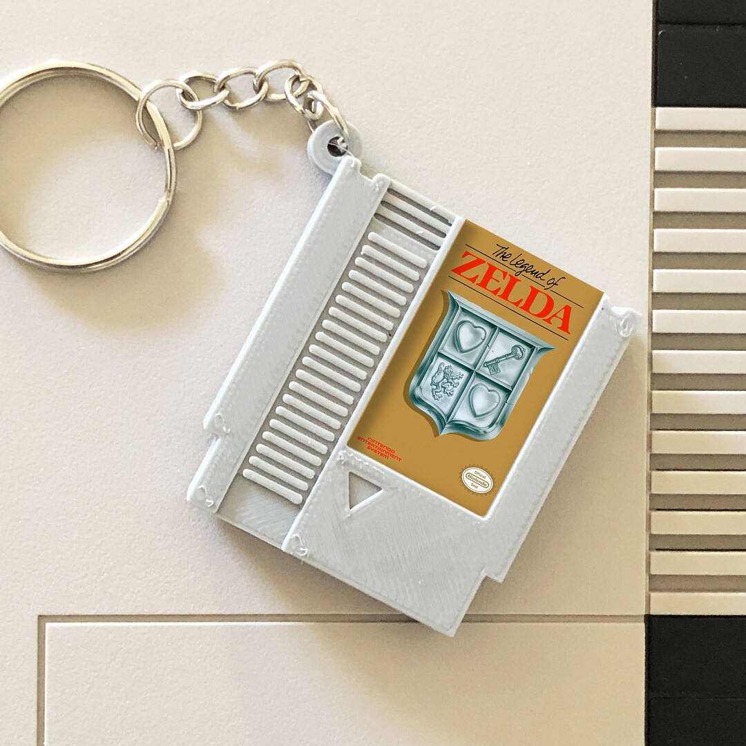 Retro Game Cartridge Keychain - Gift for Gamer, Throwback Gaming ...