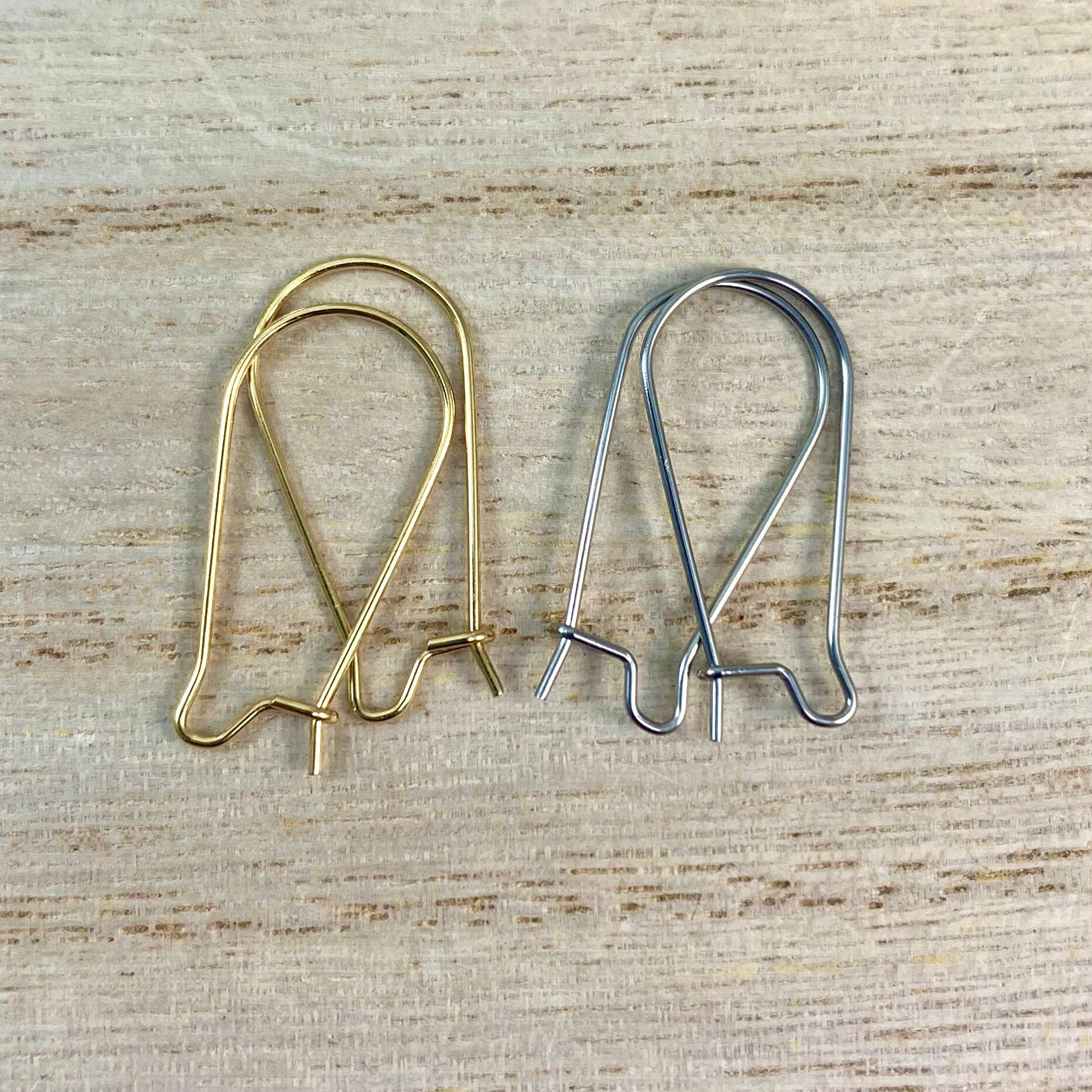 10 Pairs, Stainless Kidney Wires, Kidney Ear Wires, Surgical Stainless ...