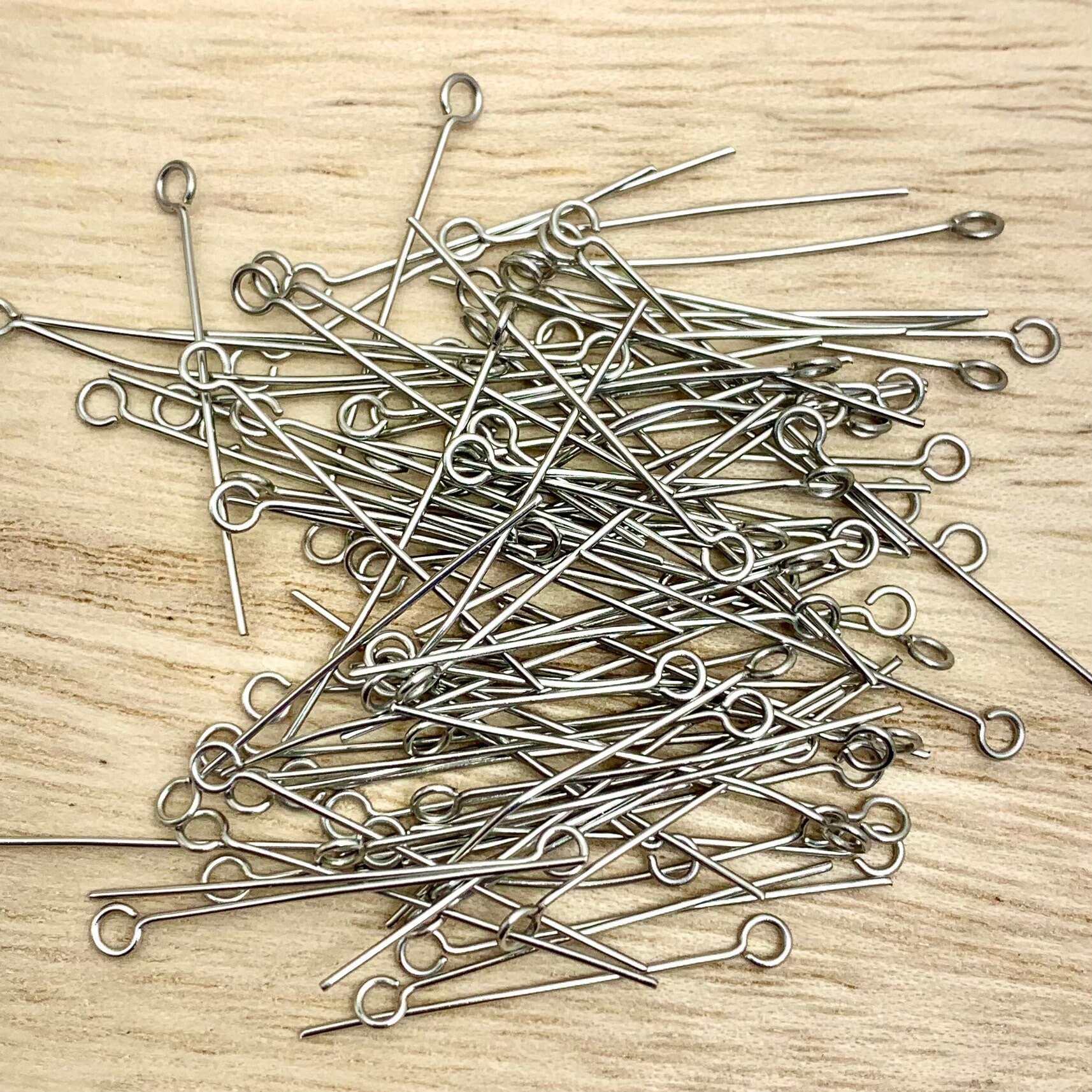 Stainless Steel Eye Pins for Making Jewelry Stainless Steel Findings ...