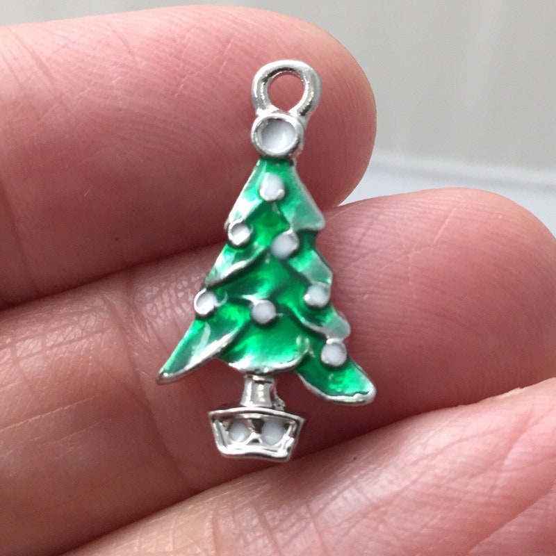 Christmas Enamel Charms - Etsy