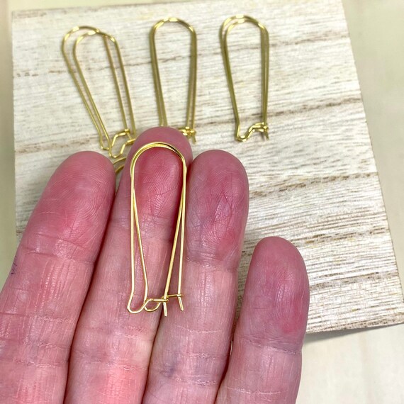 20 Pairs Stainless Kidney Wires Kidney Ear Wires Gold | Etsy