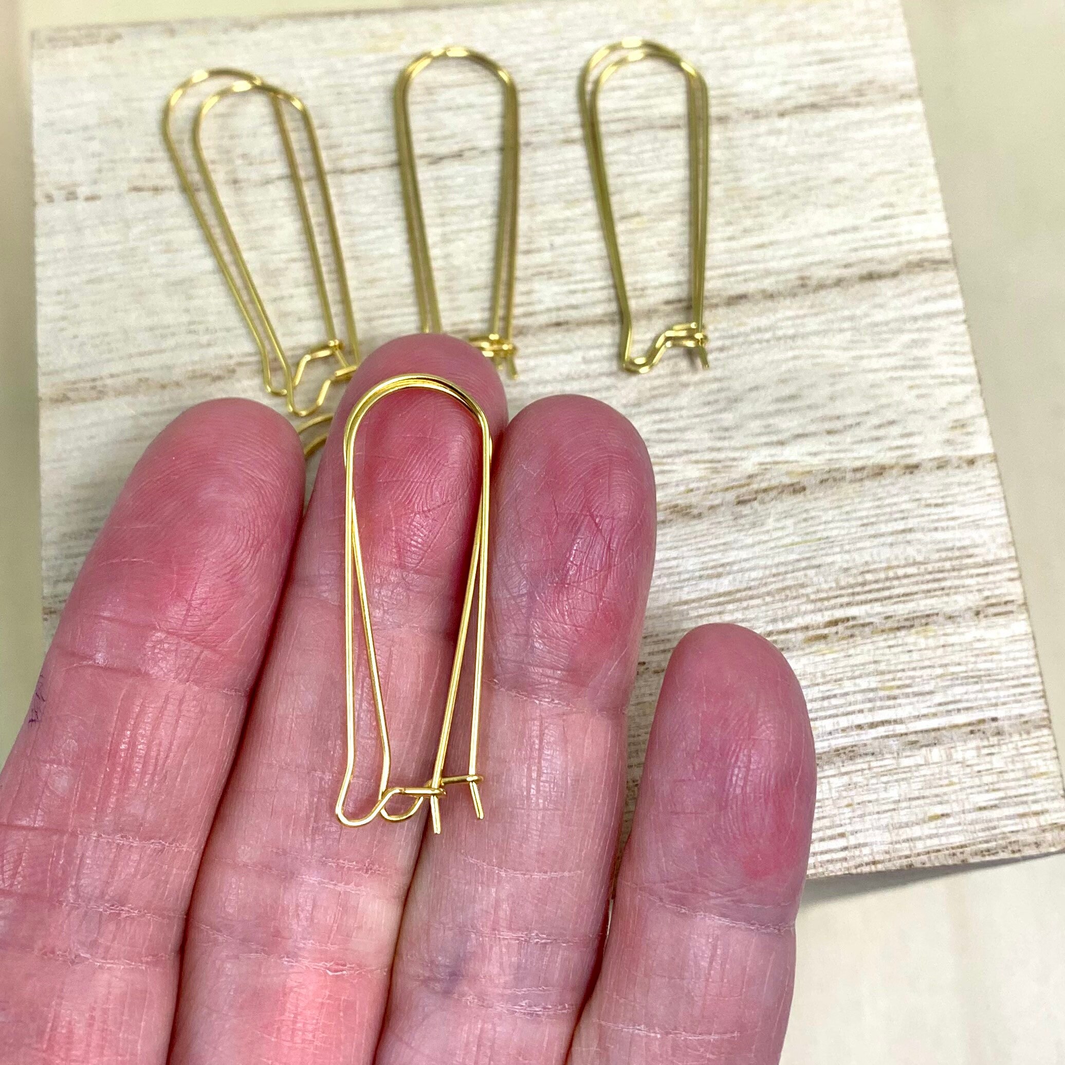 20 Pairs Stainless Kidney Wires Kidney Ear Wires Gold - Etsy