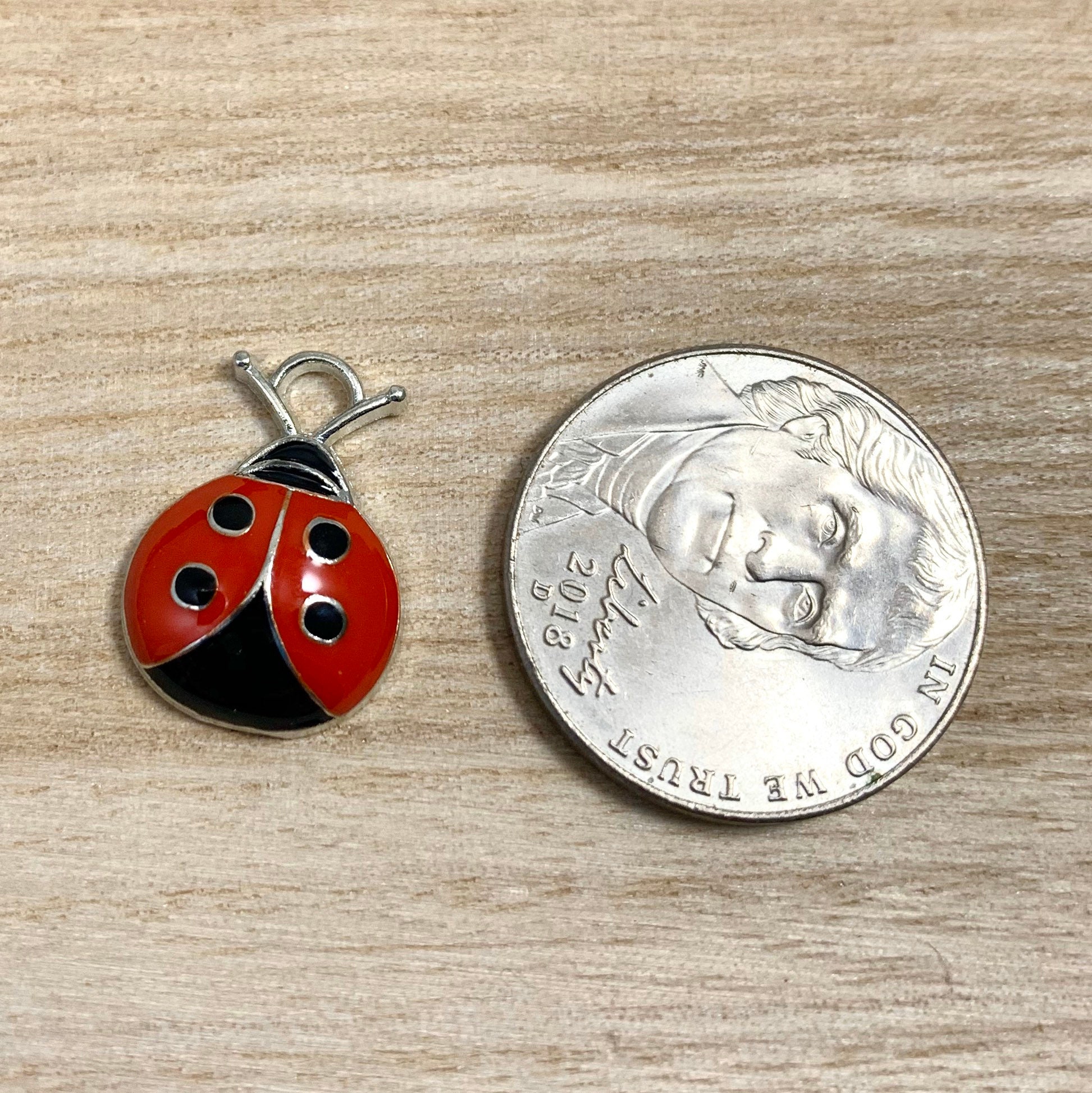 Lady Bug Charms Enamel Charms Color LadyBugs Qty 24 - Etsy 日本