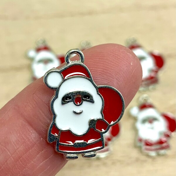 Santa Claus Charms - Etsy