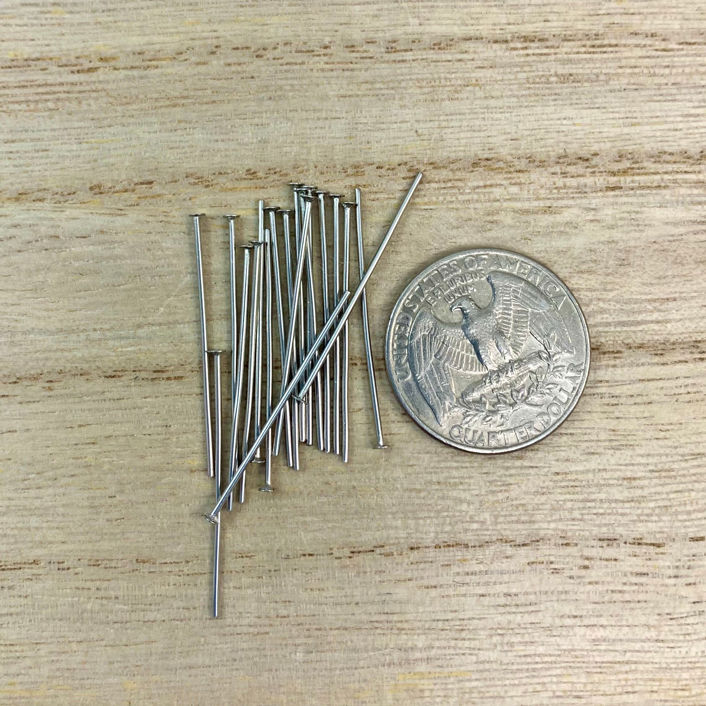 Stainless Steel Headpins Flat Head Pins Stainless Stainless - Etsy