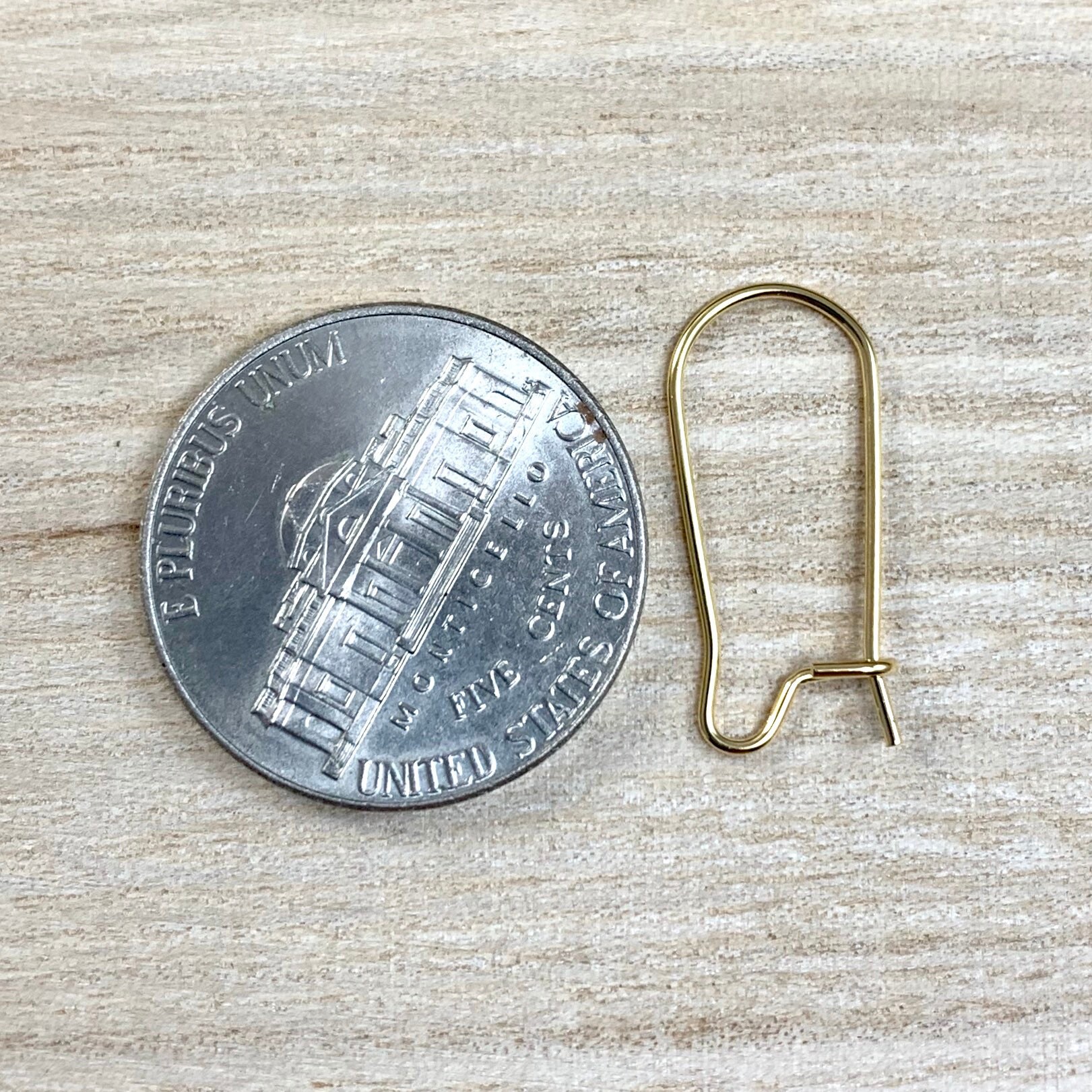 Gold Kidney Wires Gold Surgical Stainless Steel Kidney Ear - Etsy