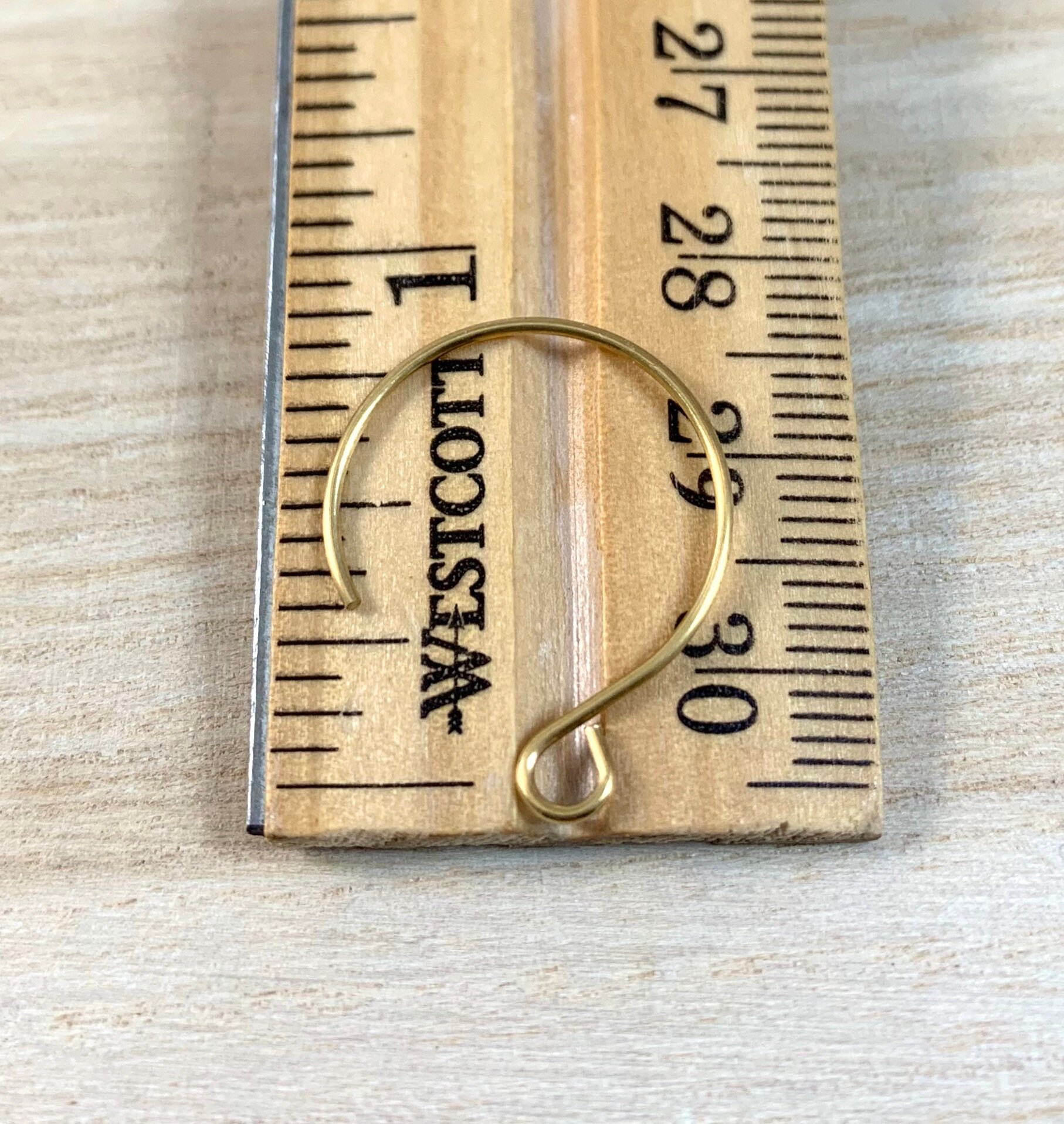 Gold Round Ear Hooks, Gold Stainless Steel Ear Wires, Hypoallergenic ...