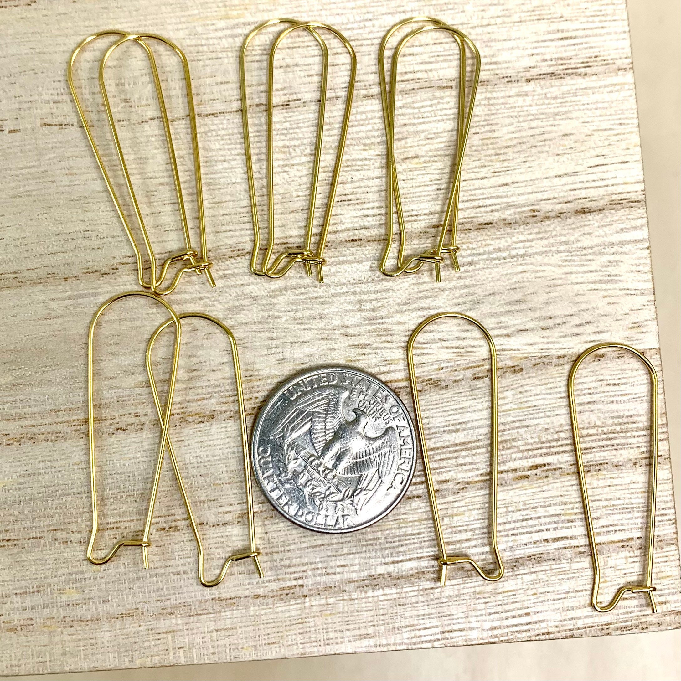 20 Pairs Stainless Kidney Wires Kidney Ear Wires Gold - Etsy