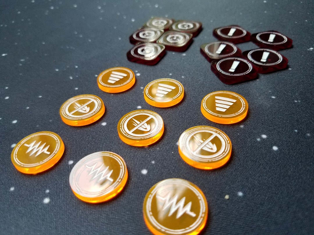 X-wing 2.0 Ship Status Token Set - Etsy