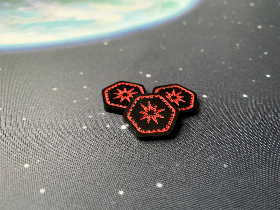 X-wing Acrylic Critical Hit Tokens - Etsy