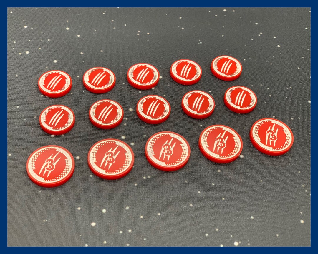 Damage Token Set for Marvel Crisis Protocol - Etsy